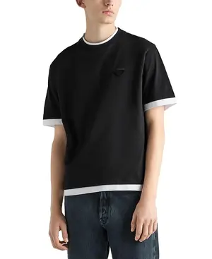 Prada Cotton T-shirt Black