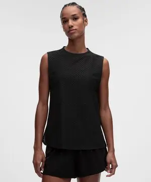 Lululemon Diamond Mesh Training Tank Top Black