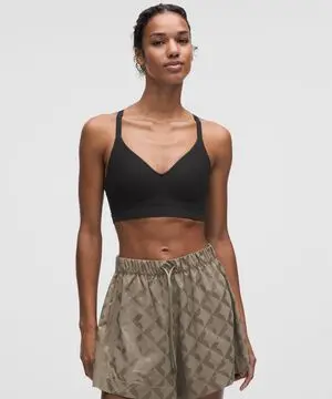 Lululemon Invisible Wire Mid-support Sports Bra Black