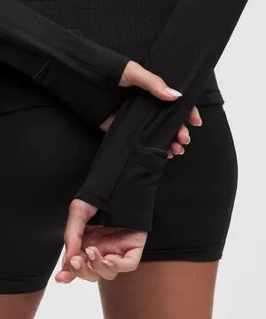 Lululemon It's Rulu Hooded Half Zip - Black
