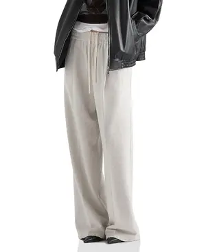 Prada Cotton Fleece Pants - Grey