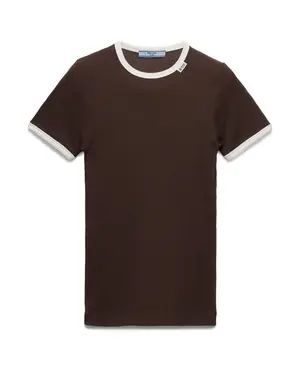 Prada Ribbed Knit Top