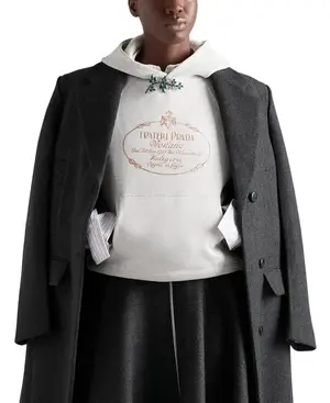 Prada Cotton Fleece Hoodie