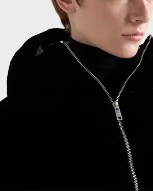 Prada Velvet Down Jacket