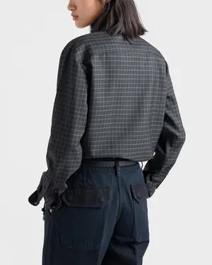 Prada Checked Wool Shirt