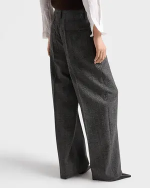 Prada Mouline Wool Pants