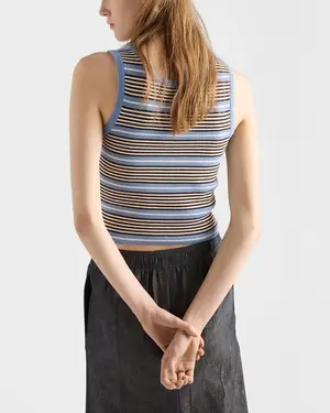 Prada Cotton Knit Tank Top