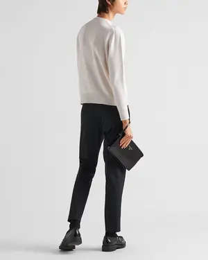 Prada Techno Stretch Pants - Black