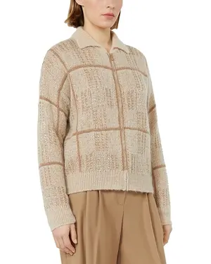 Max Mara Mstegizio Embellished Jacquard Cardigan