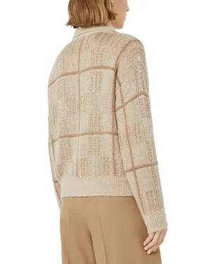 Max Mara Mstegizio Embellished Jacquard Cardigan