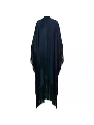 TALLER MARMO Mrs Ross Fringed Maxi Dress - Blue