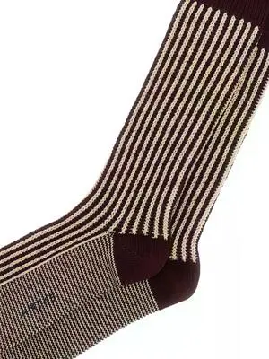 ANT45 Capri Ribbed Striped Socks