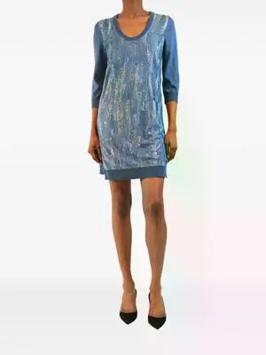 LOUIS VUITTON Sequin-embellished Mini Dress