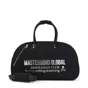 MASTERMIND WORLD Boston Style Handbag Shoulder Bag In Polyester - Black