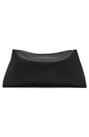 REISS Presley Leather Clutch