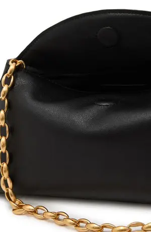 REISS Presley Leather Clutch