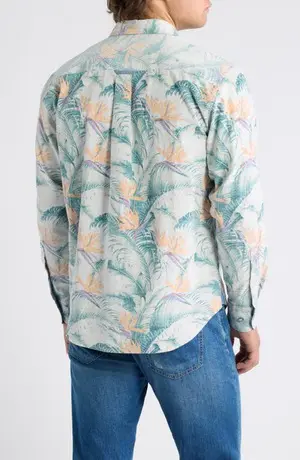 Tommy Bahama Coastline Cord Paseo Vines Long Sleeve Button Up Shirt