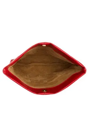 REFORMATION Inez Leather Clutch