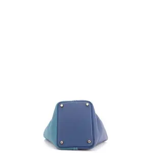 Hermès Casaque Picotin Lock Bag Clemence Pm - Blue