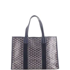 Goyard Villette Tote Printed Coated Canvas Mm - Blue