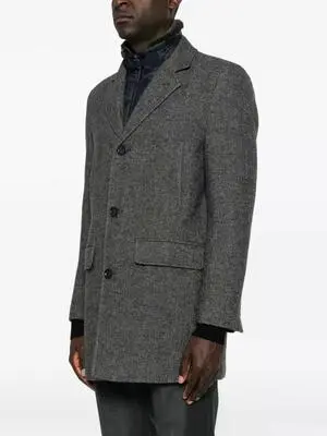 MABRUN Herringbone Single-breasted Coat