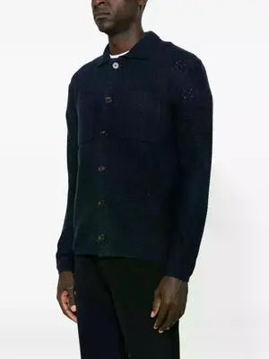 ALLEY DOCKS 963 Button-up Cardigan - Blue