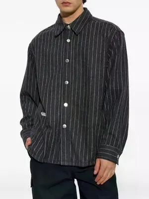 SONG FOR THE MUTE Striped-pattern Long-sleeve Shirt