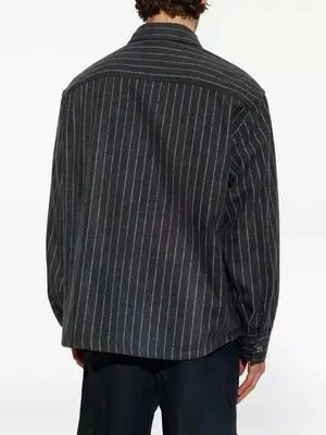 SONG FOR THE MUTE Striped-pattern Long-sleeve Shirt