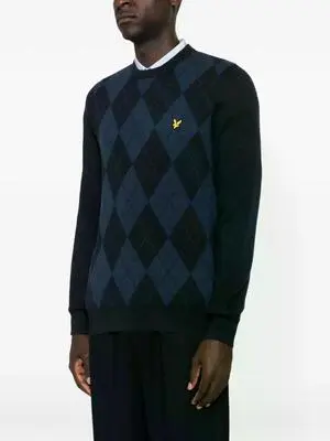 LYLE & SCOTT Argyle-pattern Sweater