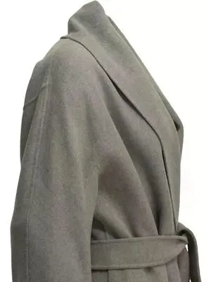 Max Mara Belted Shawl-collar Coat