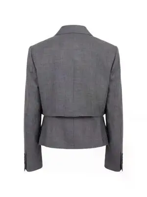 Sacai Layered Double-breasted Blazer