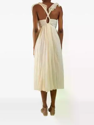 N°21 Pleated Midi Dress