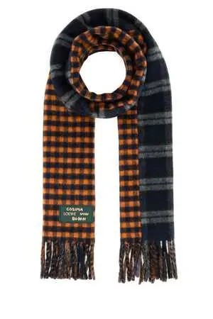 Loewe Embroidered Wool Blend X Cosima Von Bonin Scarf - Multicolor