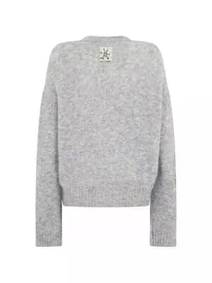 DES_PHEMMES Embellished Knitted Sweater