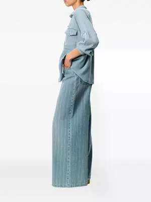 SESSUN Botania Patch-pocket Shirt - Blue