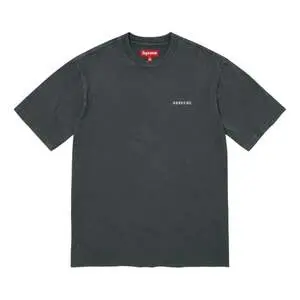 Supreme Fw26 Washed S/s T-shirt - Black