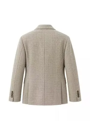 LARDINI Double-breasted Virgin Wool Blazer