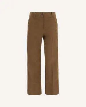 Brunello Cucinelli Stretch Cotton Cigarette Pants