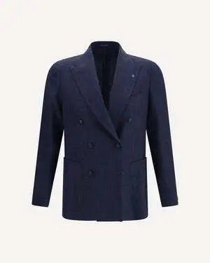 Tagliatore Single-breasted Blazer With Patch Pockets