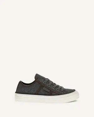 Brunello Cucinelli Suede Sneakers With Shiny Tab