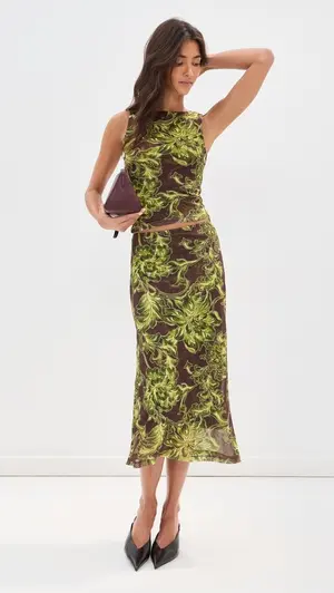 MADELYNNE Grove Tank - Olive