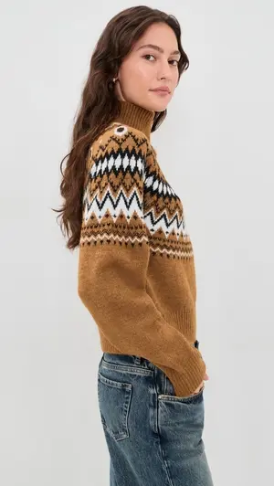 FAVORITE DAUGHTER The Chalet Fair Isle Sweater
