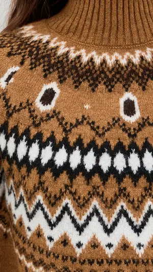 FAVORITE DAUGHTER The Chalet Fair Isle Sweater