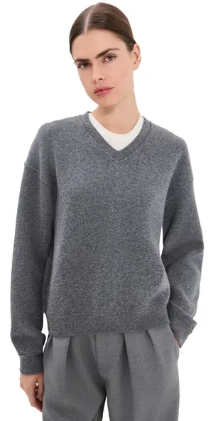 LISA YANG Cyrilla Cashmere Sweater - Graphite