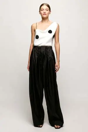 SWF Asymmetric Cowl Neck Cami - Check Point