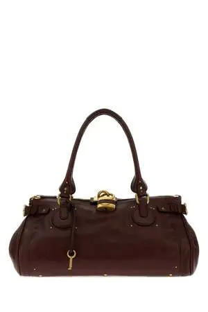 Chloé Chocolate Leather Paddington Xl Shoulder Bag - Brown