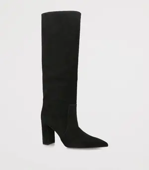 Paris Texas Suede Anja Knee-high Boots 85