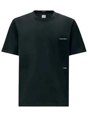C.P. COMPANY T-shirt Metropolis Series In Jersey Con Stampa Sul Retro - Black