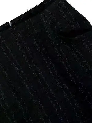 Vetements Tweed Decollage Mini Skirt