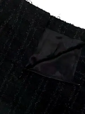 Vetements Tweed Decollage Mini Skirt